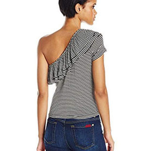 Splendid | Tops | Splendid One Shoulder Ruffle Top Nwt | Poshmark